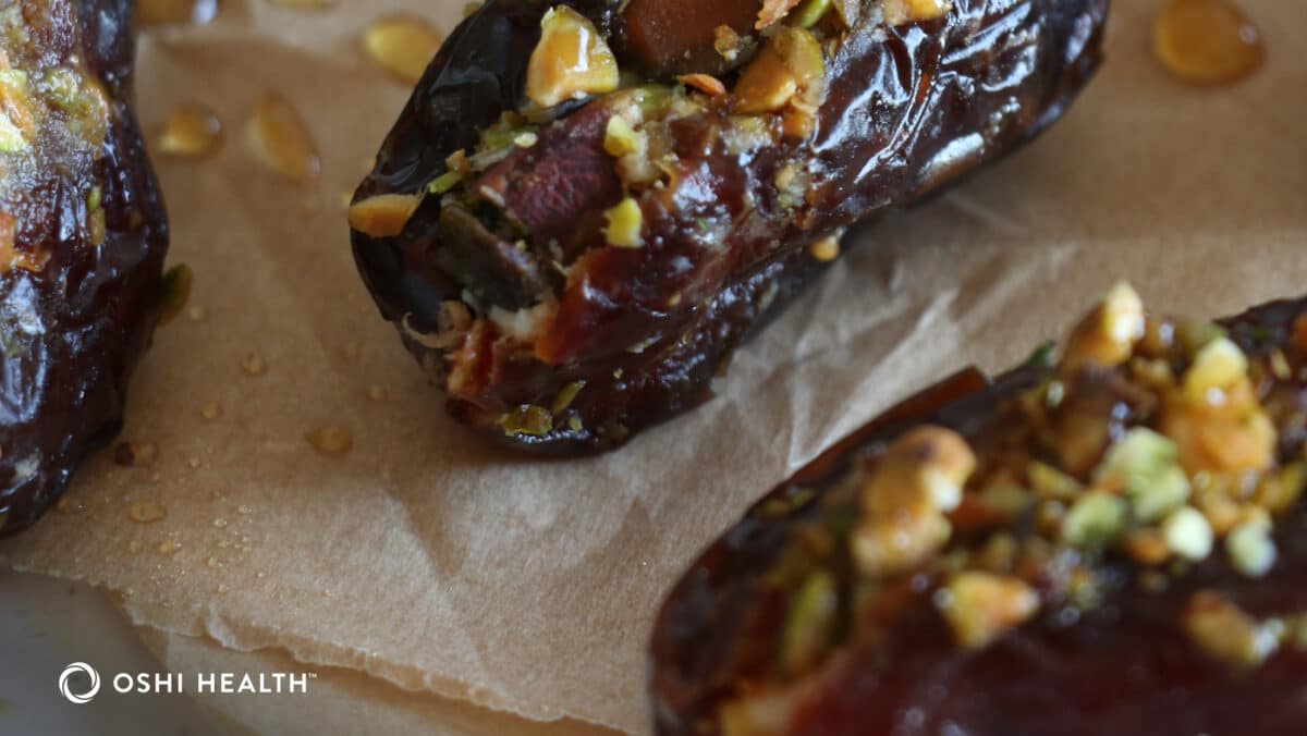Recipe: Nutty Stuffed Dates - Oshi Health