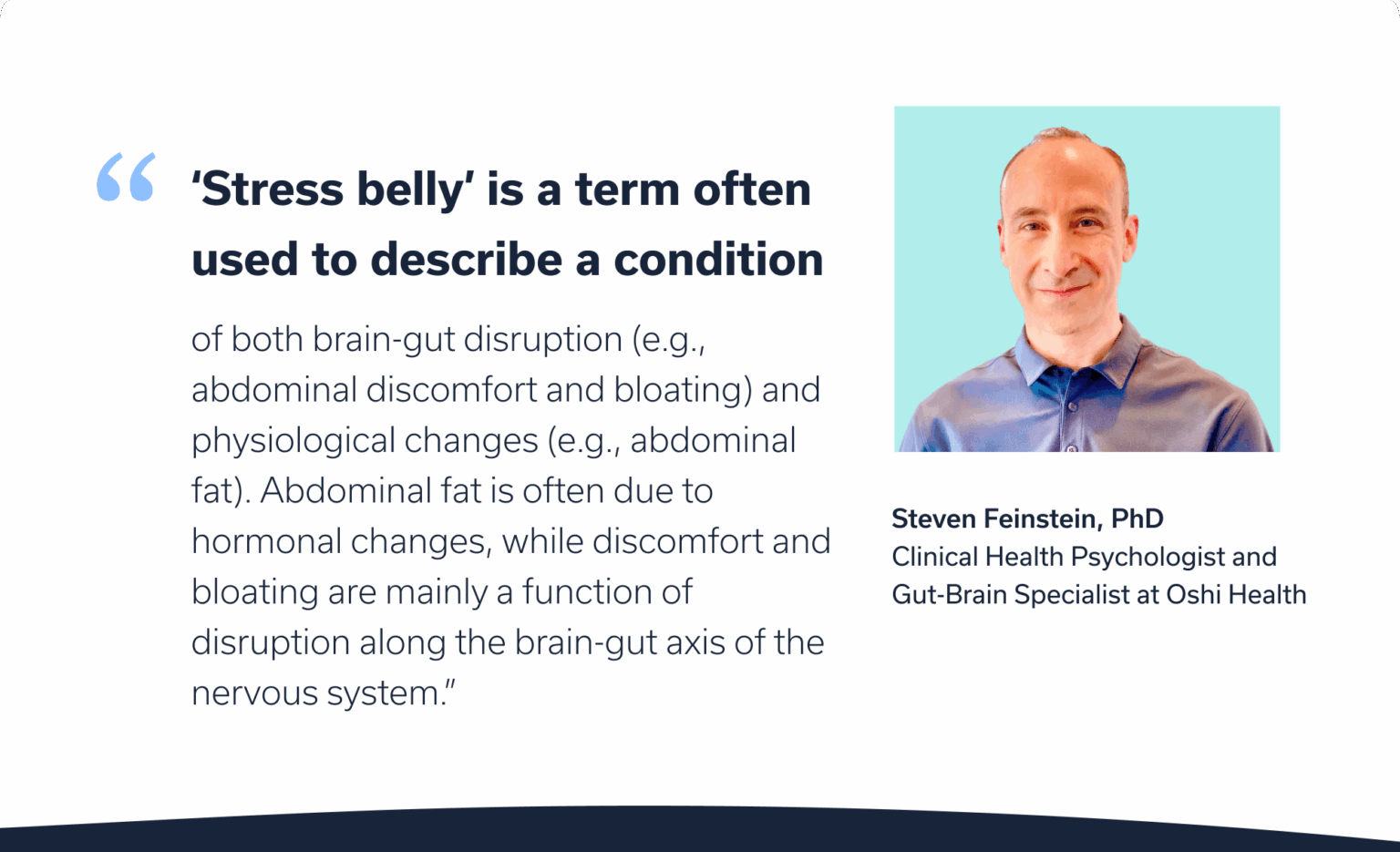 Stress belly and the gut-brain connection - Oshi Health